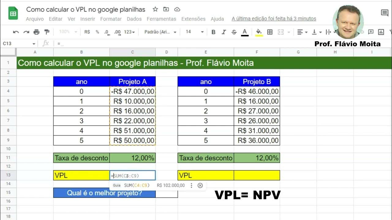 Como Calcular Vpl Na Mão - RETOEDU