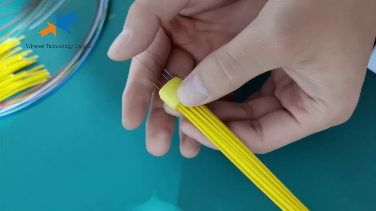 How to test fiber optic fanout kit by Wirenetfiber - YouTube