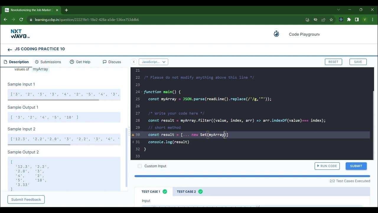 JS Coding Practice 10 | Promises and Array Methods | JavaScript Essentials | NxtWave | ccbp 4.o ...