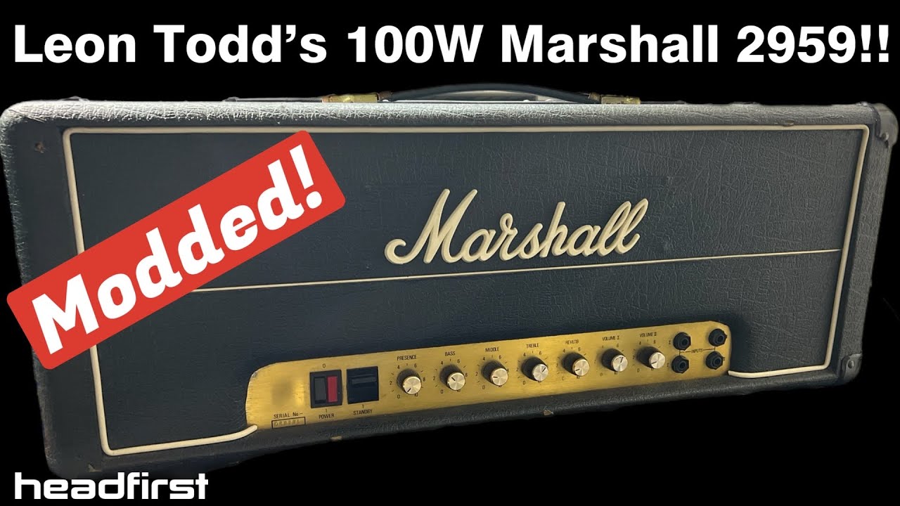Leon Todd’s 100w Marshall 2959!! - YouTube