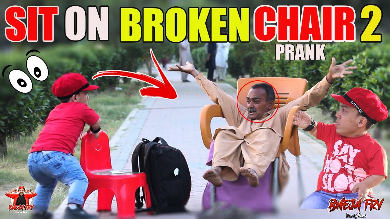 Sit On Broken Chair Pt-2 | Broken Chair Prank | Funny Reactions | By ...
