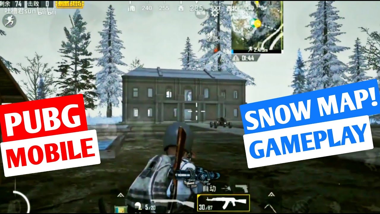 PUBG Mobile Snow Map Gameplay | New Snow Map Update Gameplay - YouTube