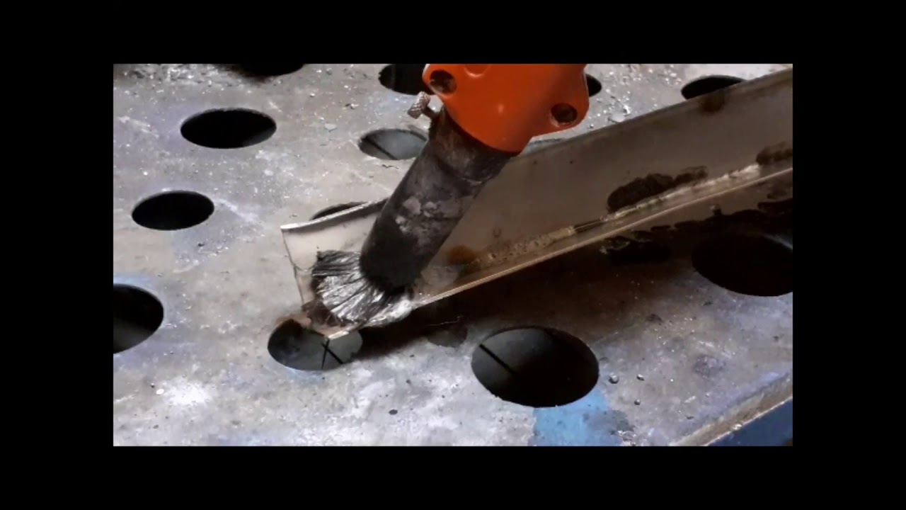 WBC100 Weld Bead Cleaner - YouTube