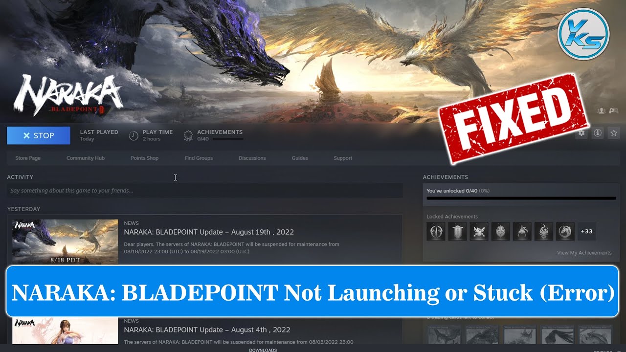How To Fix NARAKA: BLADEPOINT Launching The Game Failed, Black Screen ...