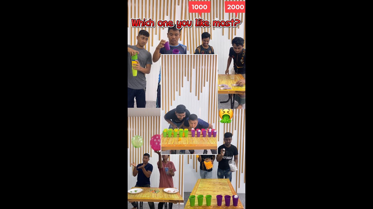 6 Party game. Never miss it, you can try it at home. Fun and exiting ...