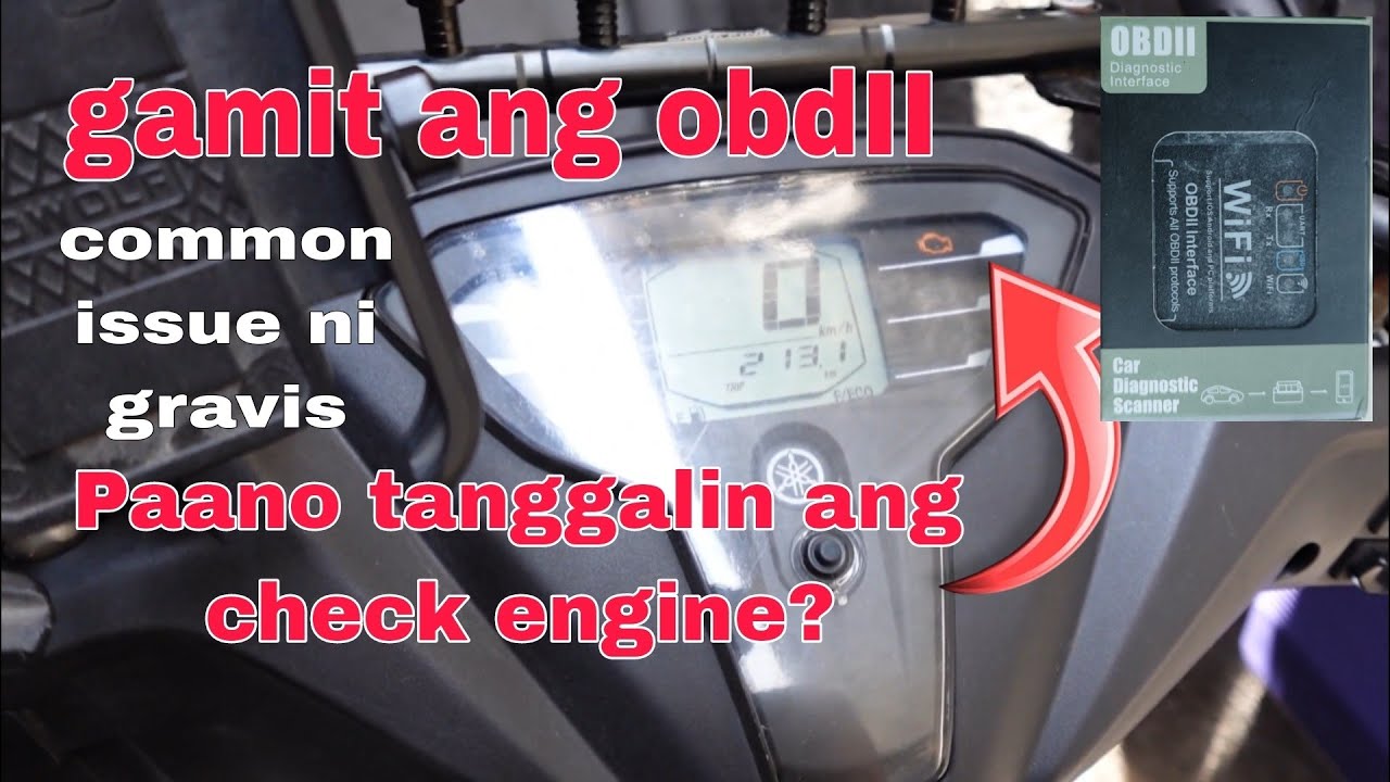 How to remove check engine | Mio Gravis | Paano tanggalin ang check ...