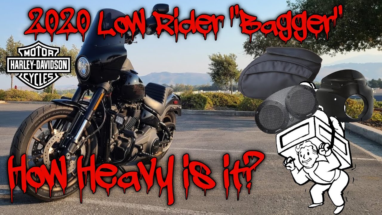 2020 Low Rider S Build - How Much Does It All Weigh? Saddlebags - Plex ...