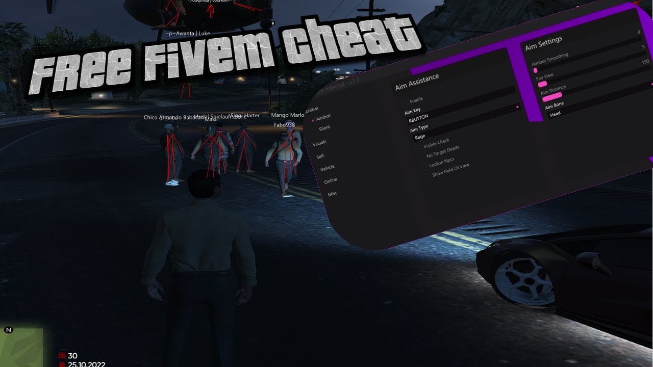 BEST FREE FIVEM CHEAT UNDETECTED ( GERMAN ) 🔫🎯 - YouTube
