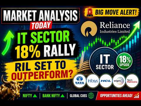 Market Analysis Today/Big Move Alert:/IT Sector 18% Rally/RIL Set to Outperform?