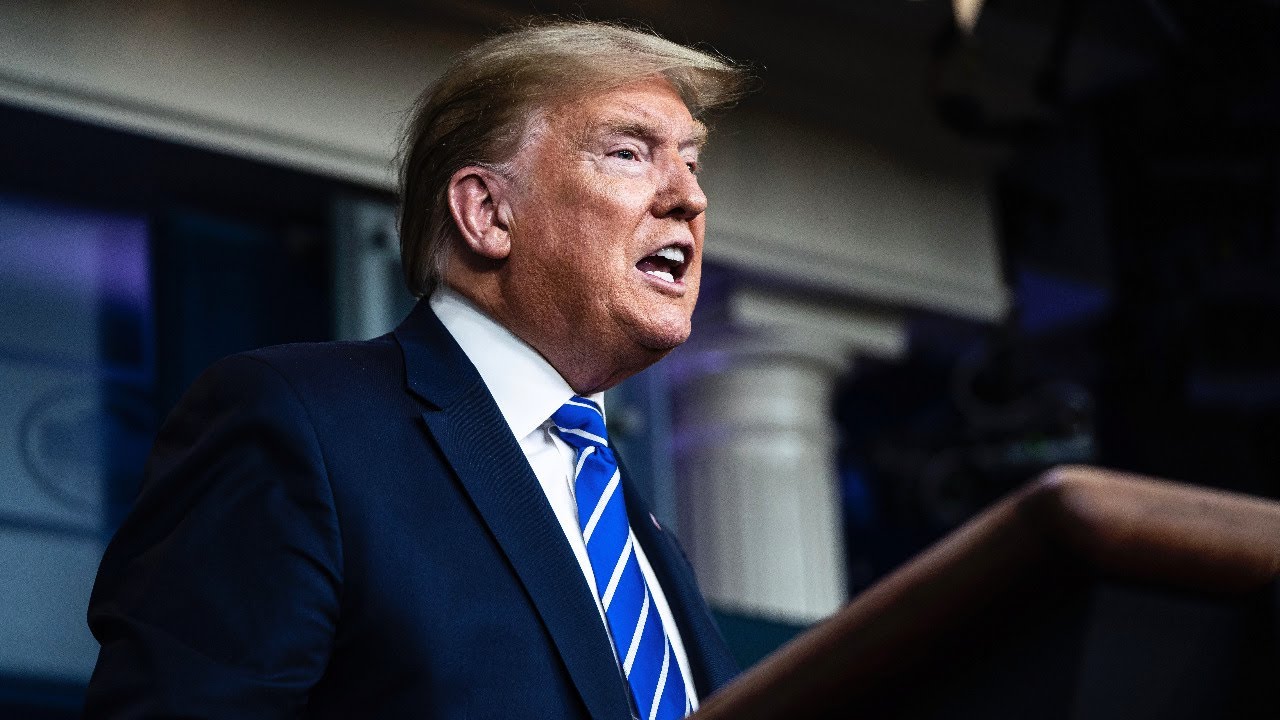 WATCH: President Trump holds rare morning briefing with reporters at ...