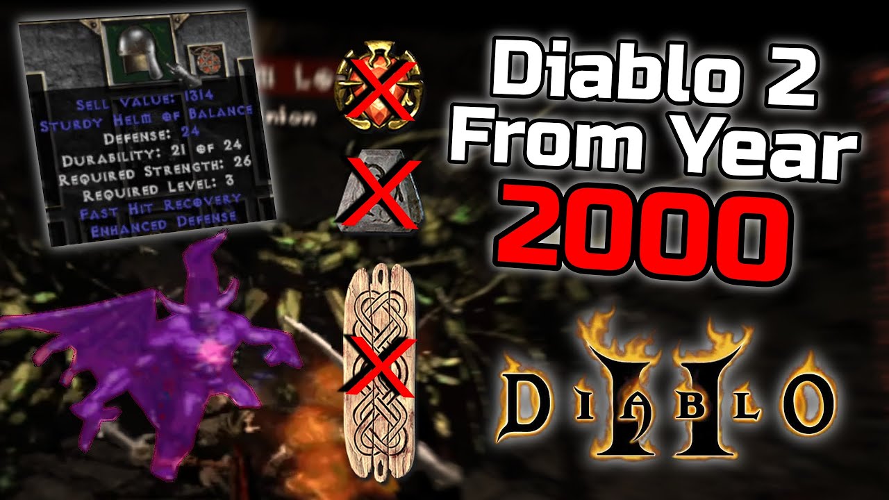 I Played Diablo 2 from the Year 2000, You WONT BELIEVE How Different It ...