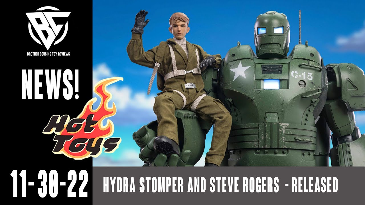 Hot Toys - Hydra Stomper and Steve Rogers - YouTube