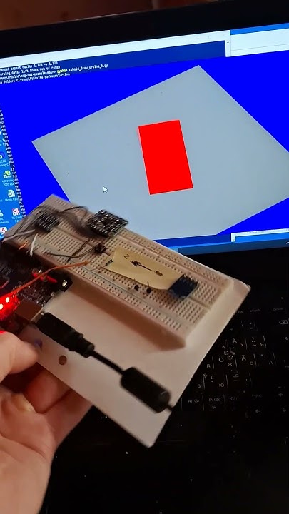 magnetometer BNO055 Arduino, visualize with python - YouTube