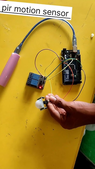 Pir motion sensor , sensor project , inspire award project , homeautomation project, Arduino ...