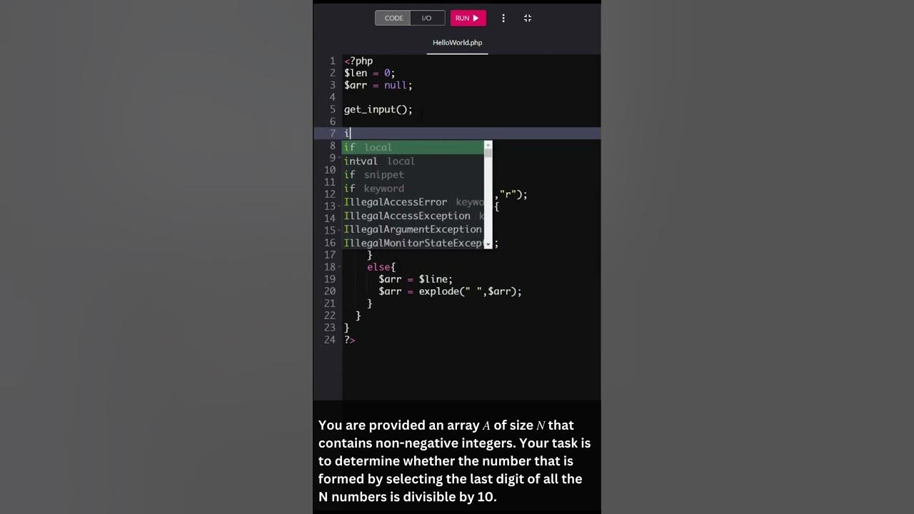 Interview question - C|CPP|Java|Php #short #programming #interview - YouTube