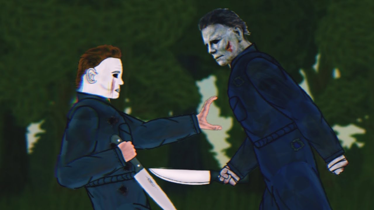 Michael Myers (H2) Vs Michael Myers (HK) /Drawing Cartoons 2\ - YouTube