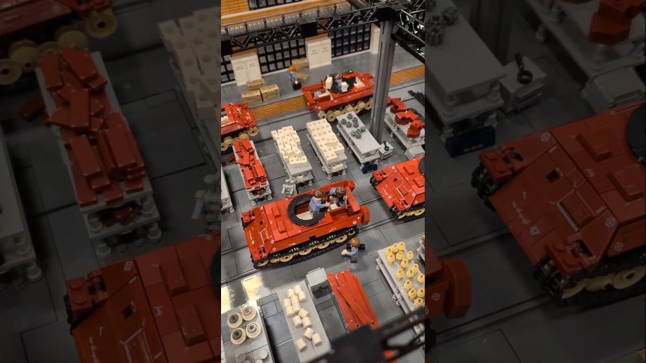 Huge LEGO WWII Tank Factory by Eric & Gunner Larson | Tanks by ...