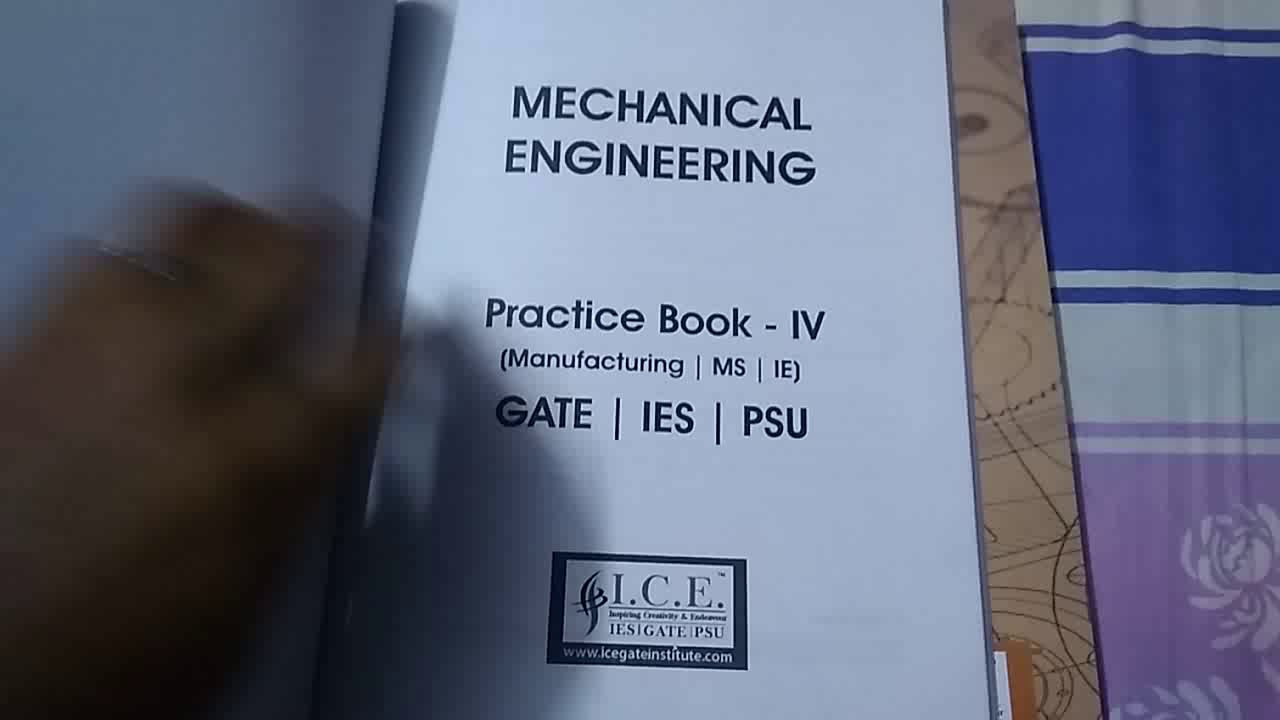 Gate practice books review mechanical engineering - YouTube