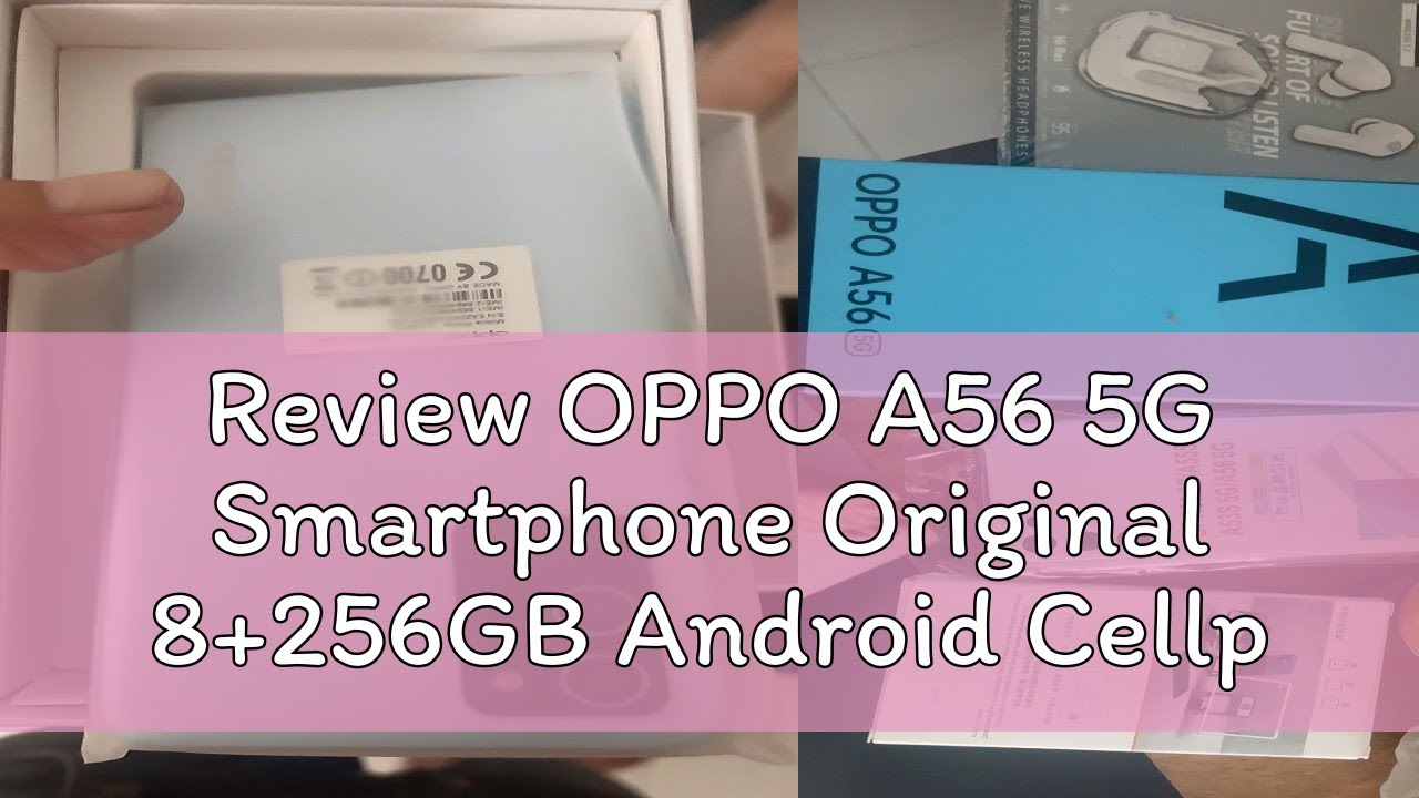 Review OPPO A56 5G Smartphone Original 8+256GB Android Cellphone 6.5 ...