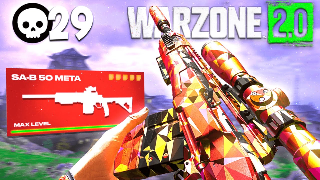 BEST *ONE SHOT* SA-B 50 CLASS SETUP is INSANE in WARZONE 2 😈 ! (29 ...