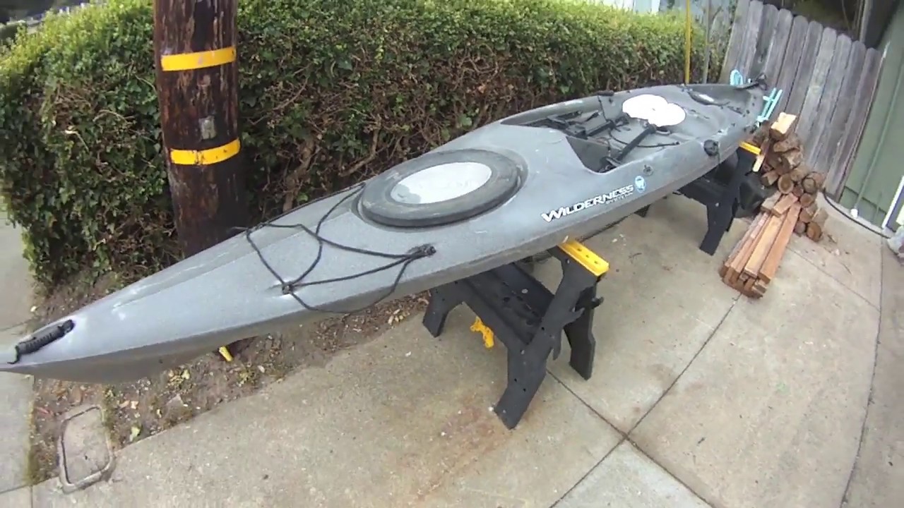 Tarpon Kayak Rudder Mount Fabrication - YouTube