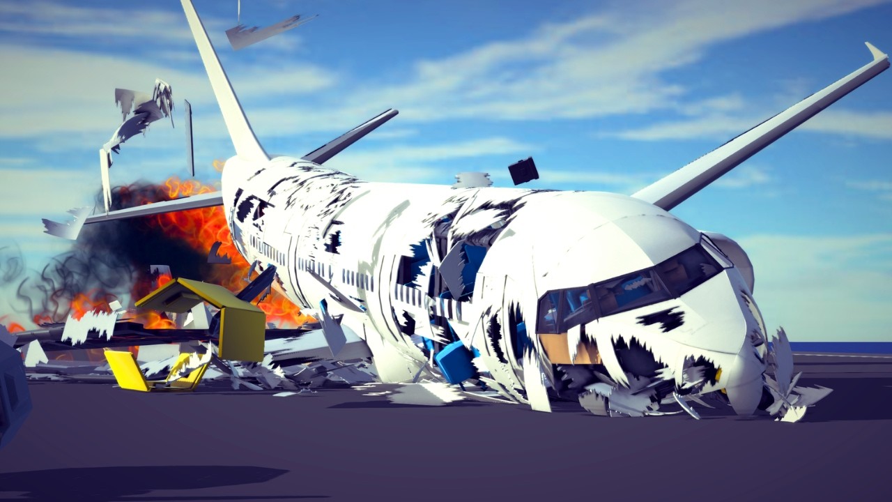 Airplane Crashes With CVR #9 (Pilot Sounds) | Besiege - YouTube