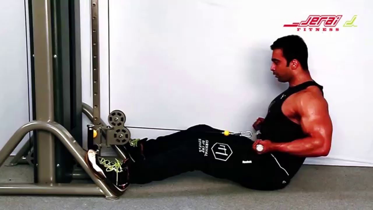 Low cable rows - Training and Workout Tutorial Videos by Jerai Fitness ...