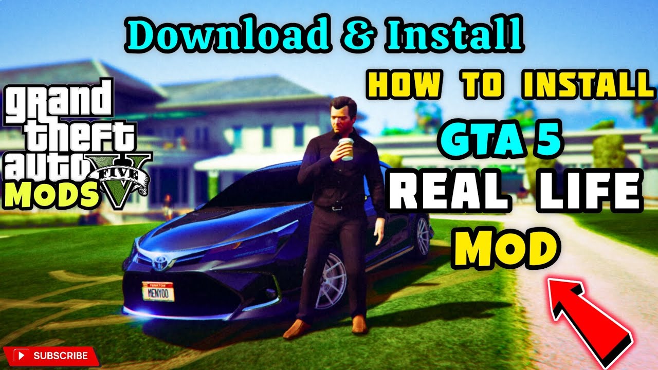 How to Install Real Life Mod in GTA V || GTA 5 Real Life Mod || Easy To ...
