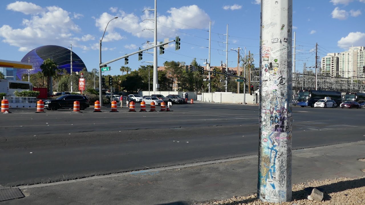 Rapper Tupac Shakur Murder Location Memorial Flamingo Road Las Vegas ...