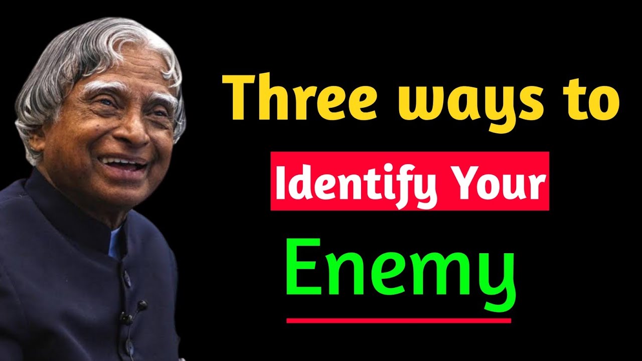 How to identify your enemies?|How to identify your enemies before they ...