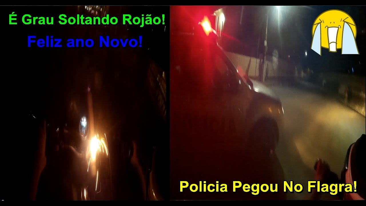 Soltando Rojão No grau! Policia Pegou Nois No Flagra! Especial de Ano ...