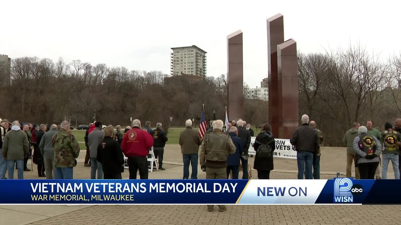 Milwaukee ceremony held for National Vietnam War Veterans Day - YouTube