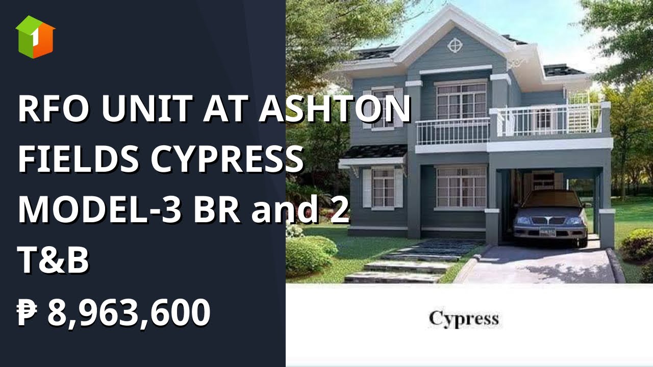 RFO UNIT AT ASHTON FIELDS CYPRESS MODEL-3 BR and 2 T&B - YouTube