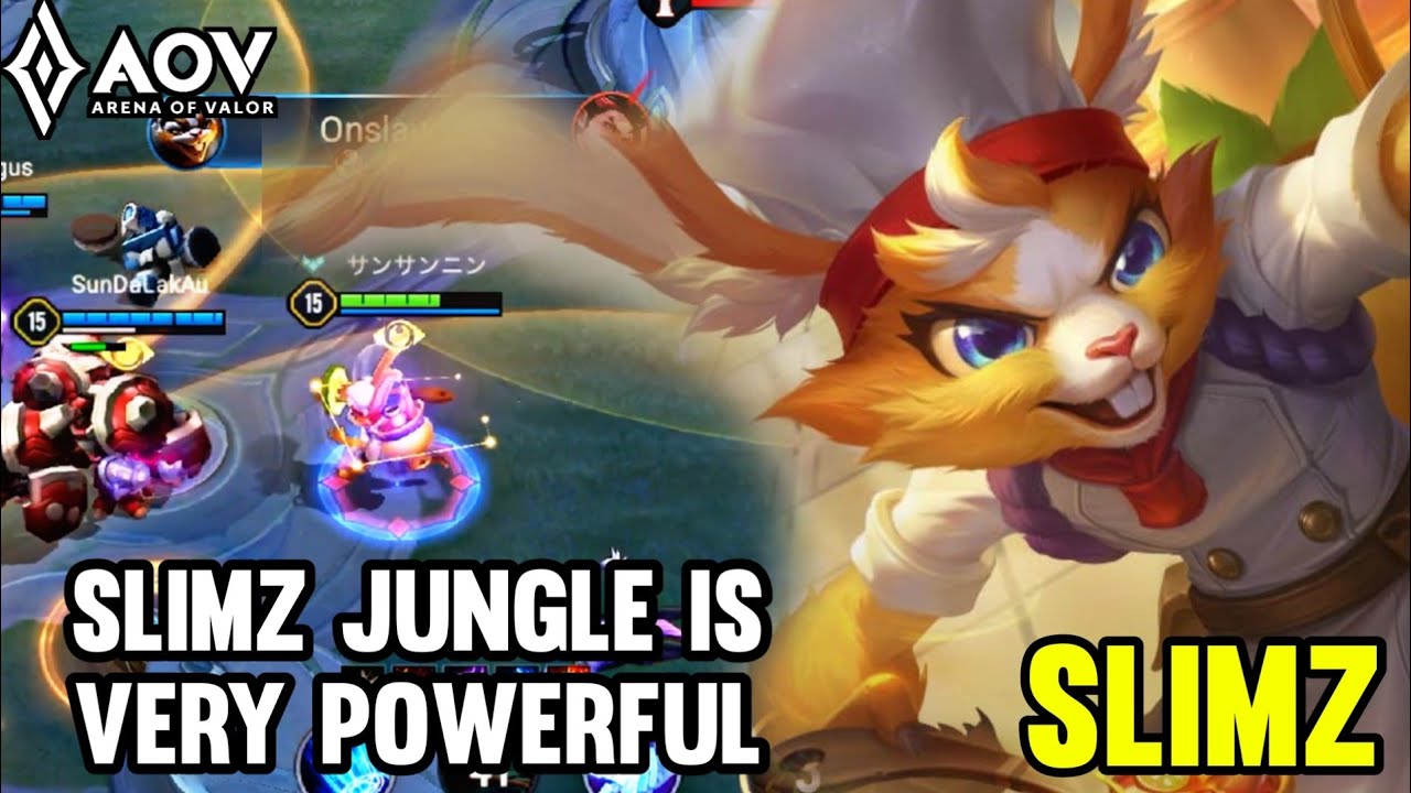 AOV : SLIMZ GAMEPLAY |IN THE JUNGLE IT'S VERY STRONG - ARENA OF VALOR ...