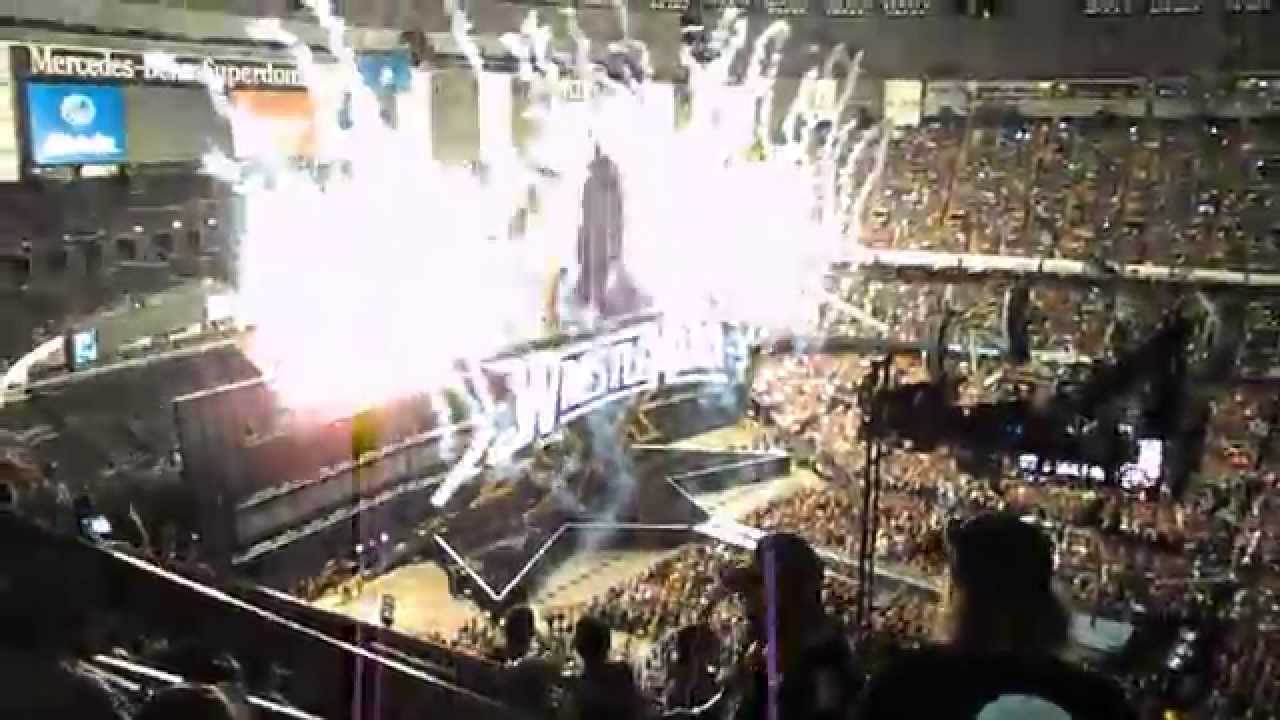 Wrestlemania XXX Opening Fireworks Pyro - YouTube
