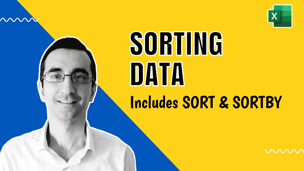 How To Sort Data On Single And Multiple Criteria In Excel Covers Sort And Sortby Functions Youtube 9479