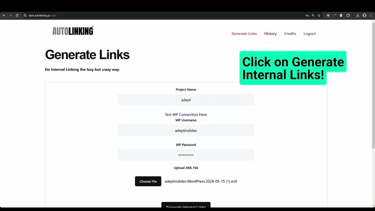 Automated Internal Links using Autolinking.ai! - YouTube