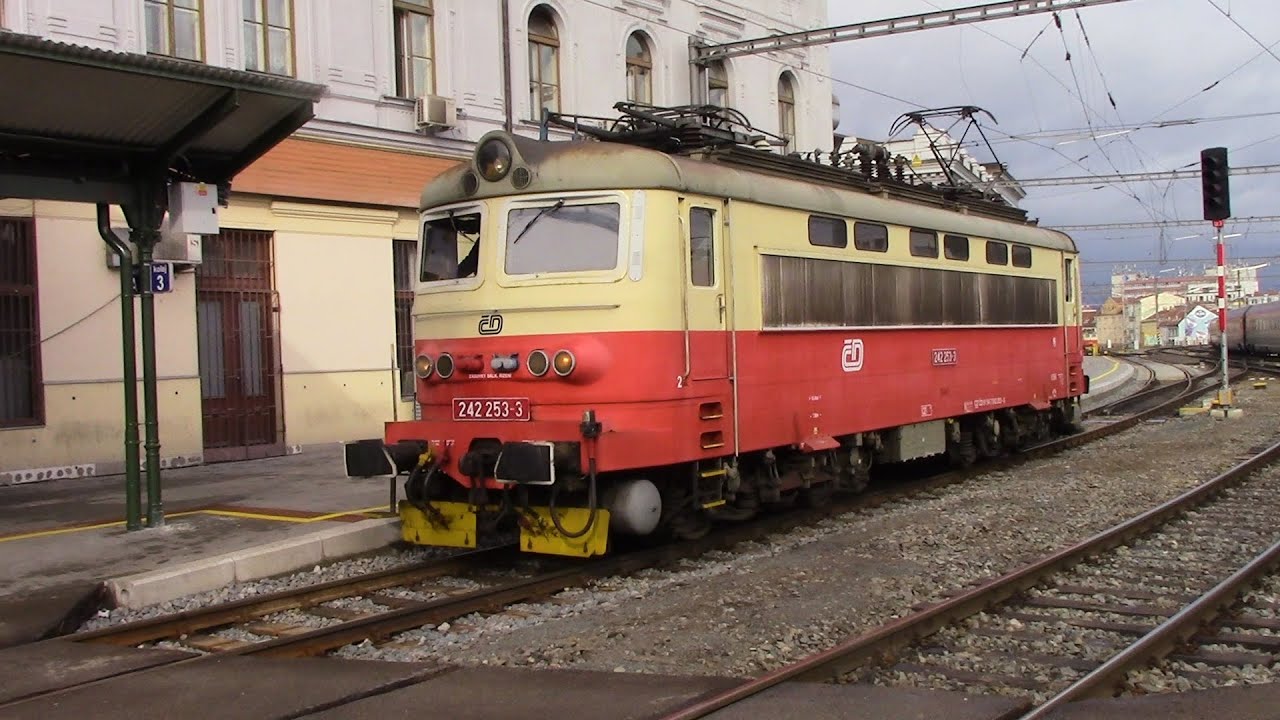 Vlaky Brno hlavní nádraží - 03.02.2020 - YouTube