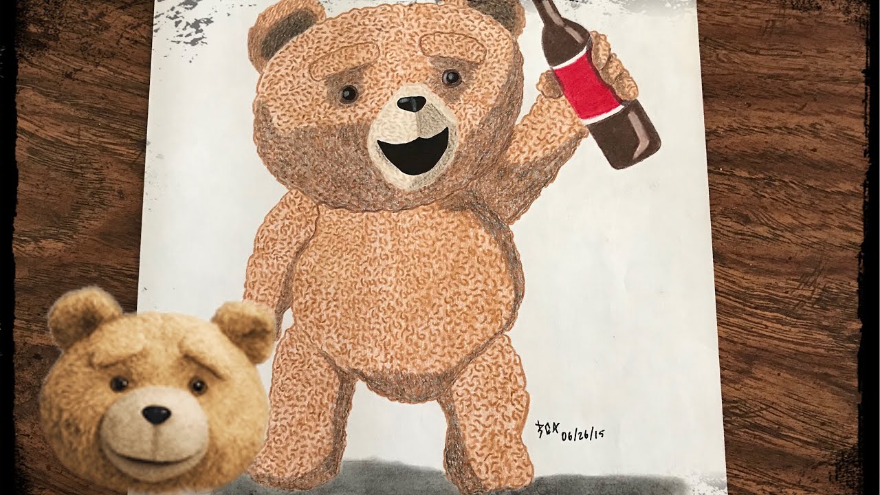 Stop Motion Drawing Ted (Ted 2) - YouTube