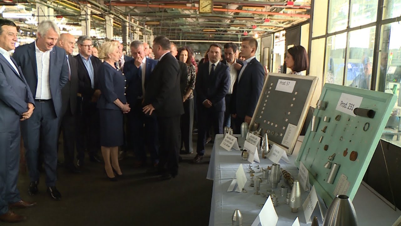 5/20/19: Zărnești - Vizită secție de producție la fabrica de armament ...