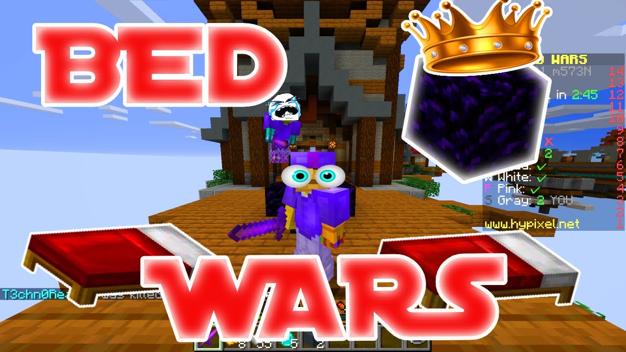 Minecraft BedWars Getting or Goonies Beat Down - YouTube
