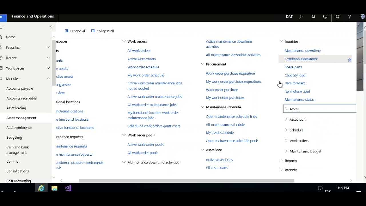 04 D365FO Asset Management Module overview | Dynamics 365 Finance and ...