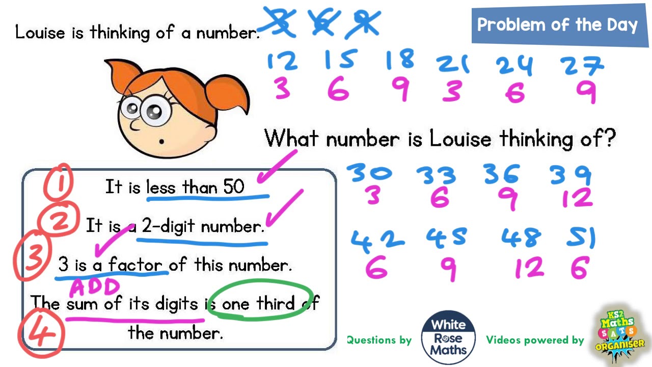 Q12 The One Where The Sum Of The Digits Is A Third Of The Number YouTube Q12 The One Where The Sum Of The Digits Is A Third Of The Number YouTube
