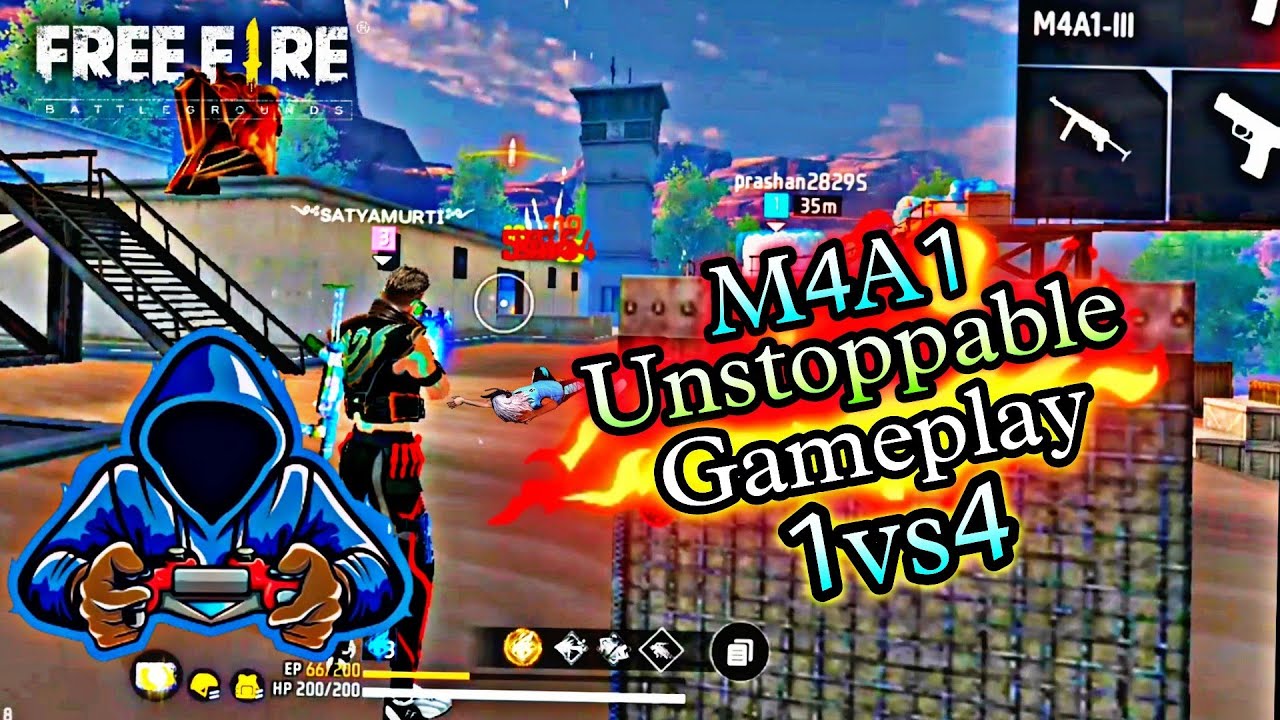 Solo King 👑 👑 1vs4 gameplay | Free Fire 1vs4 gameplay - YouTube