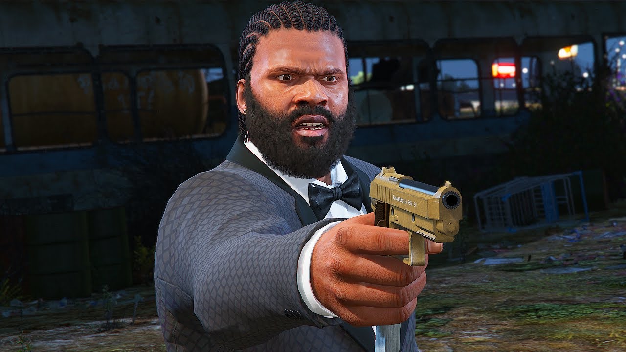 [4K] Frankin Kills Trevor | GTA V Enhanced Graphics - YouTube