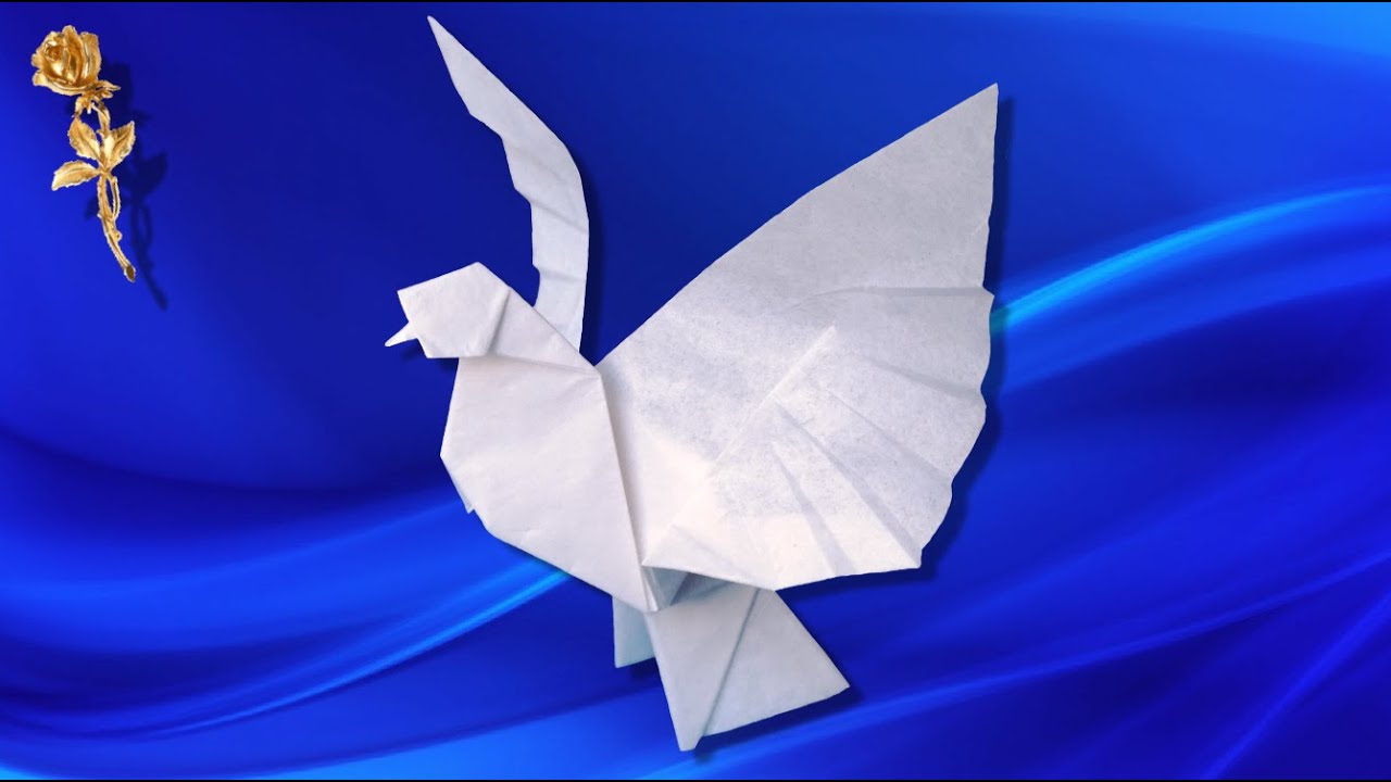 Origami : 🕊 Colombe 🕊 - YouTube