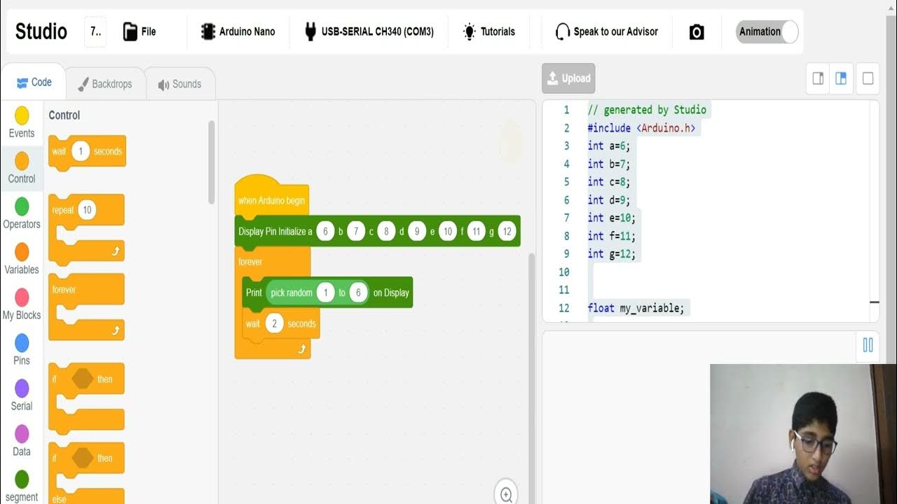 Displaying Random Numbers by Using SEVEN SEGMENT DISPLAY - YouTube