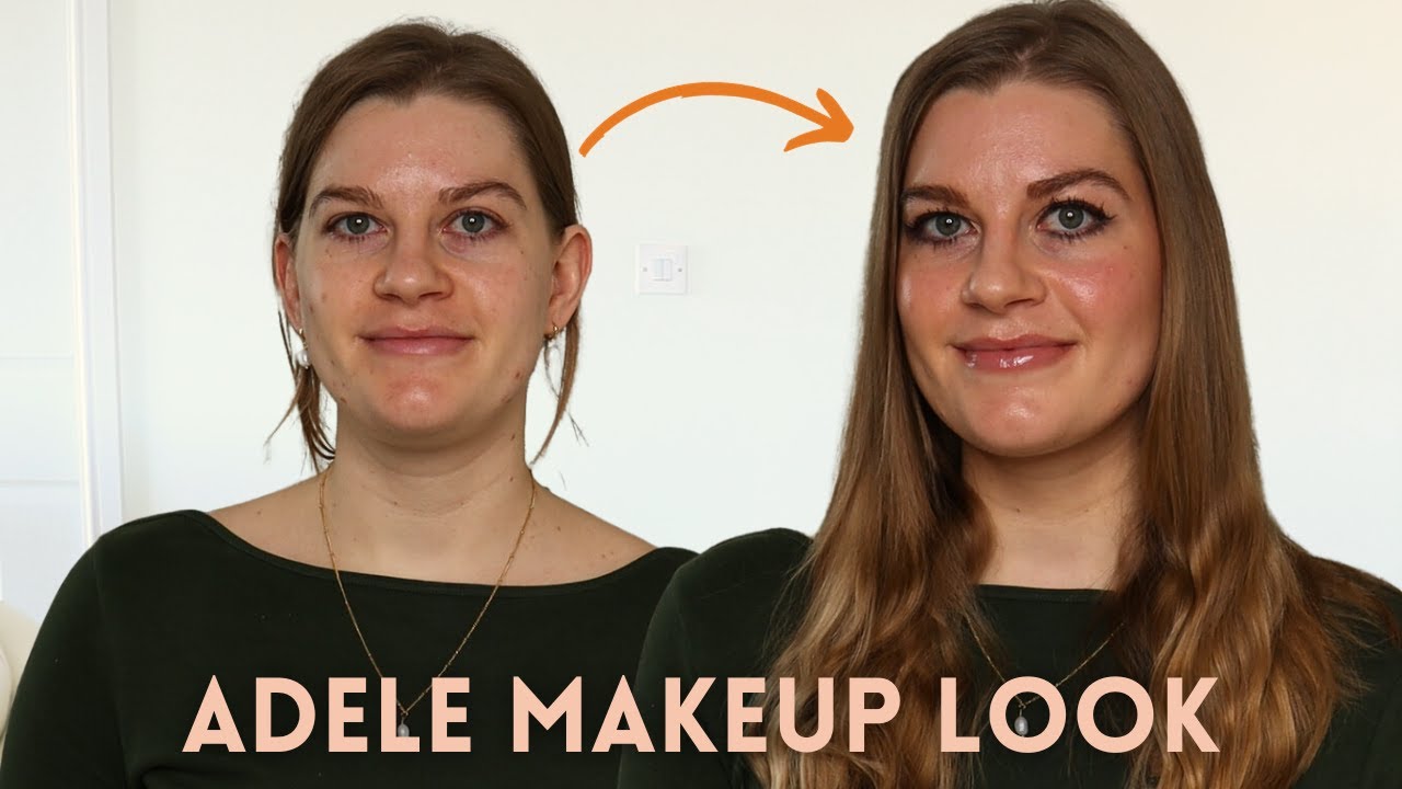 Following Adele's Makeup Routine // Soft Dramatic Makeup - YouTube