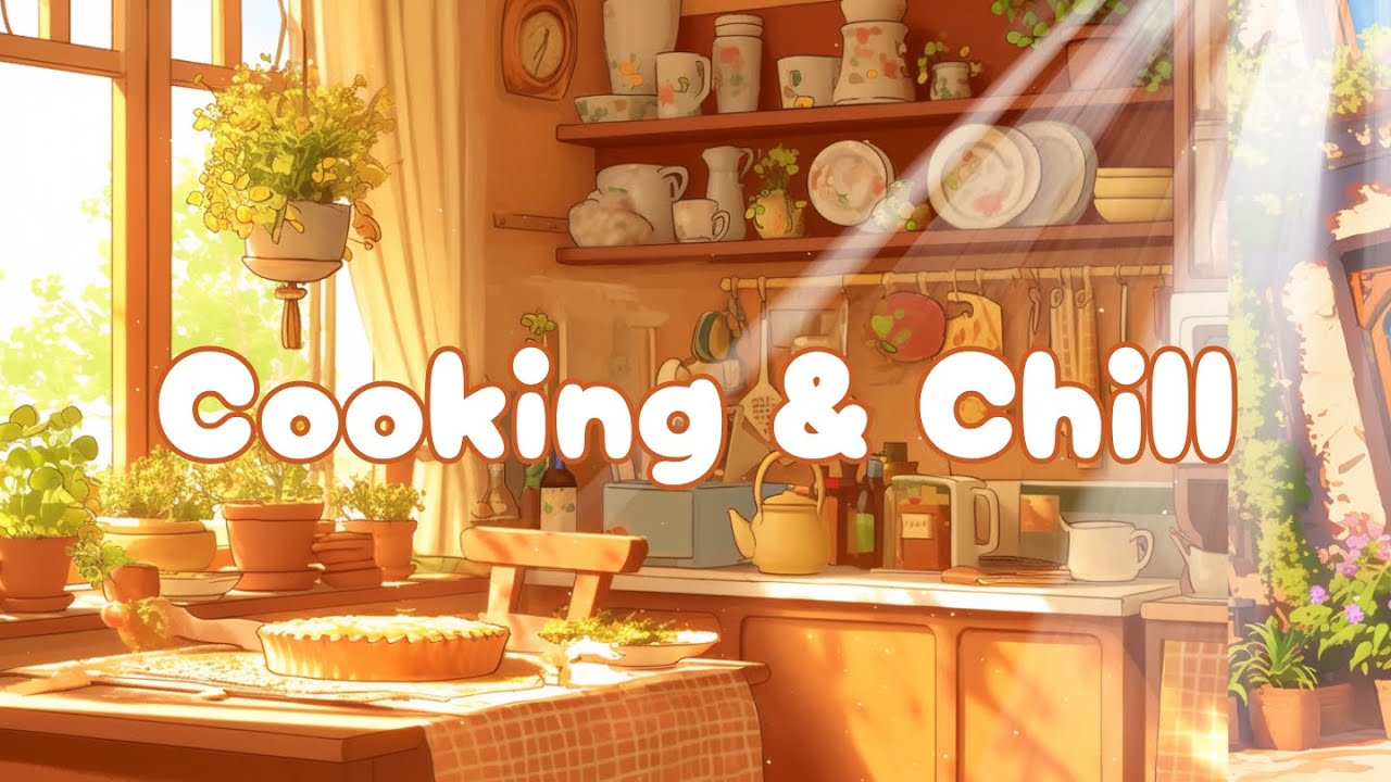 🍎 Cooking & Chill | Cozy Kitchen Lofi Beats for Relaxation & Focus ☕🎶 ...