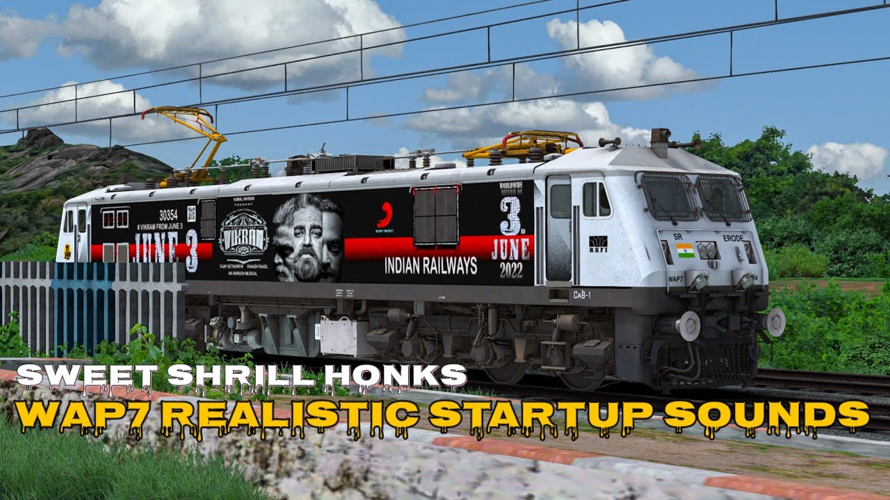REALISTIC WAP7 ENGINE STARTUP AND OFF SOUNDS|TRAIN SIMULATOR|TRAIN GAME ...